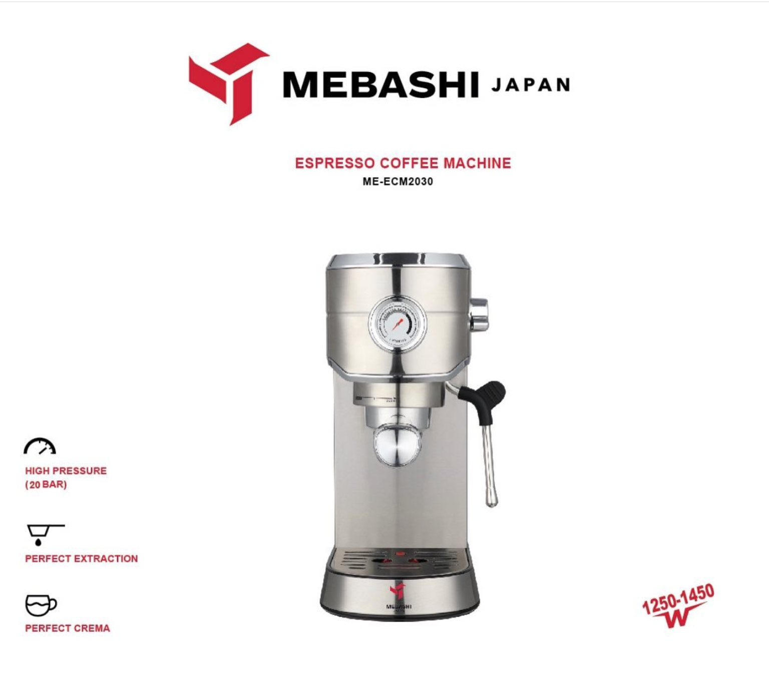 فروشگاه ابوکافی | اسپرسوساز مباشی مدل ME-ECM 2030