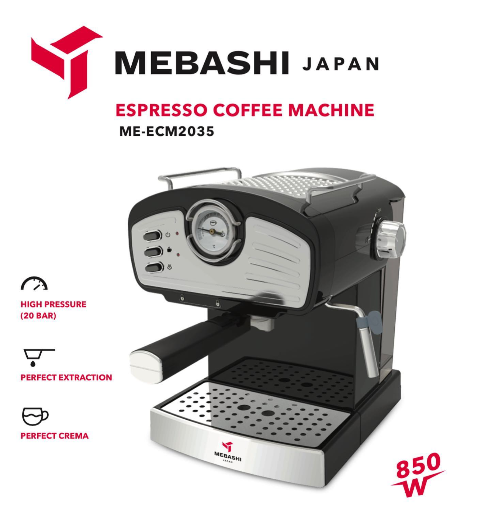 فروشگاه ابوکافی | اسپرسو ساز مباشی مدل ME-ECM 2035