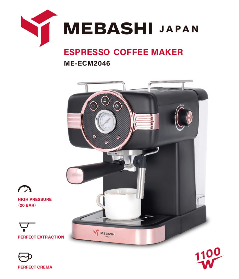 فروشگاه ابوکافی | اسپرسوساز مباشی مدل ME-ECM 2046