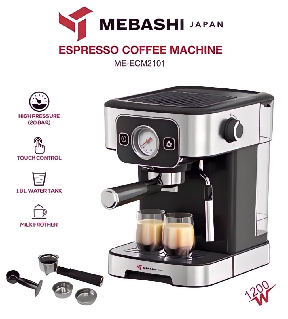 فروشگاه ابوکافی | اسپرسوساز مباشی مدل ME-ECM 2101