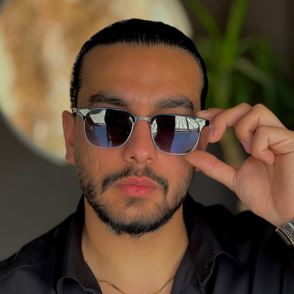 کلینیک الماس لنز و عینک | عینک آفتابی فلزی مردانه Lumiere-126s