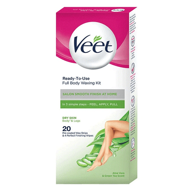 atriyat ashkan | نوار موبر بدن ویت Veet مخصوص پوست های خشک 20 عددی