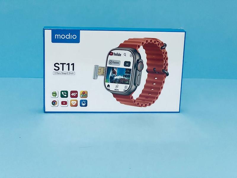 ساعت هوشمند سیم‌کارت‌خور modio ST-11، 4G، دوربین، GPS
