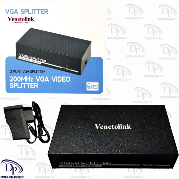 کامپیوتر دوقلو | اسپلیتر 2 پورت VGA ونتولینک مدل VGA-2002
