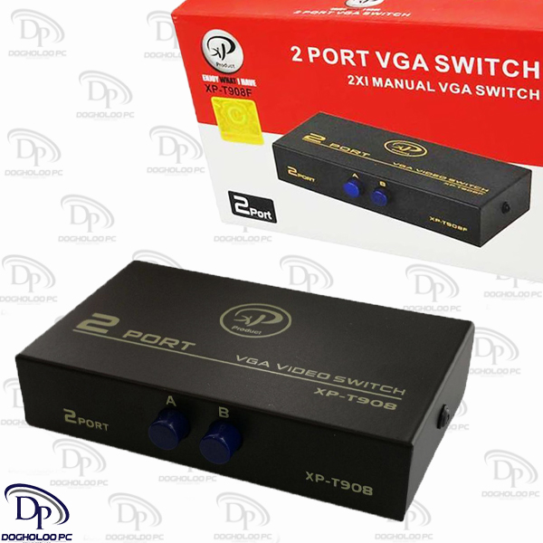 کامپیوتر دوقلو | سوییچ دو پورت VGA ایکس پی پروداکت مدل T908
