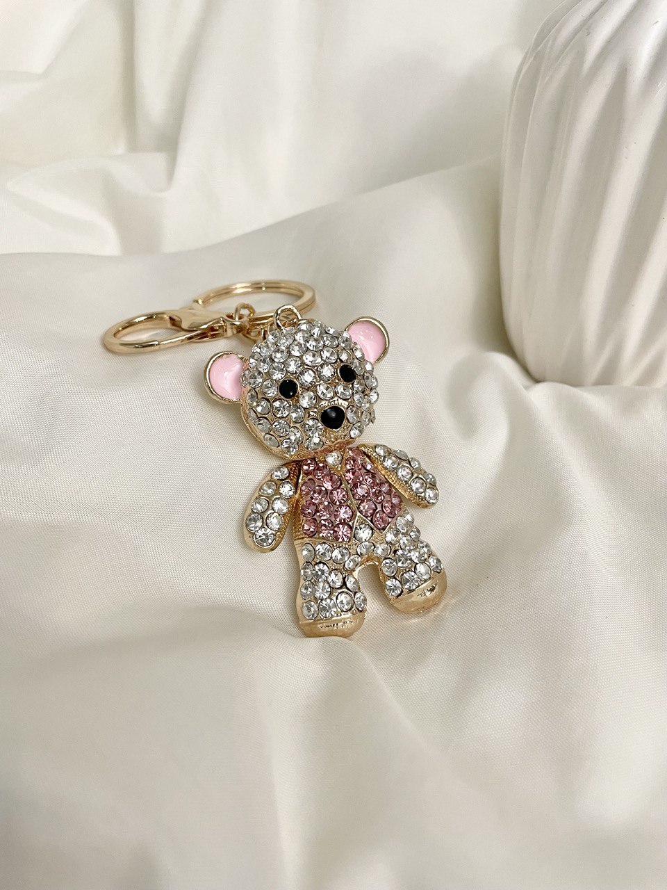 گالری کاکوله | جا کلیدی دخترانه طرح خرس صورتی