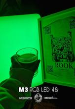 پنل نور LED مدل M3 RGB LED 48 ( اصلی ریموت دار + پایه خارجی JMary )