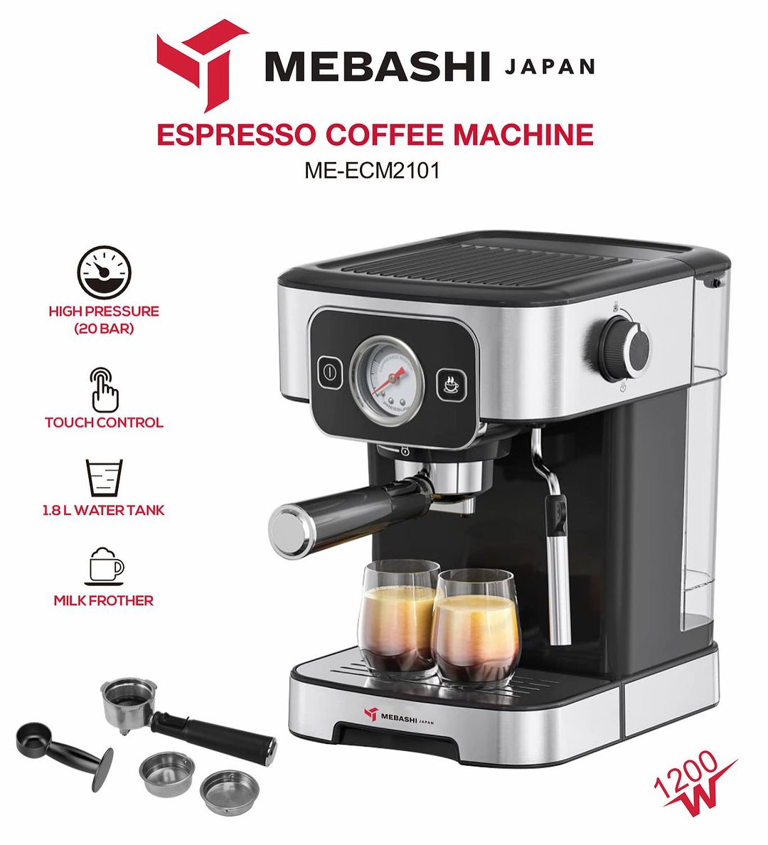 اسپرسو ساز مباشی مدل ME-ECM2101