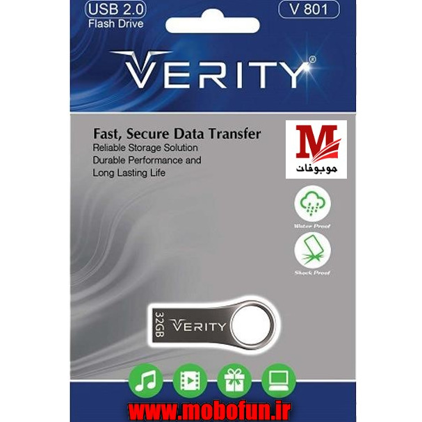 موبوفان | سایت خرید قاب و کاور گوشی و لوازم جانبی موبایل | فلش مموری وریتی مدل V801 USB2.0 با ...