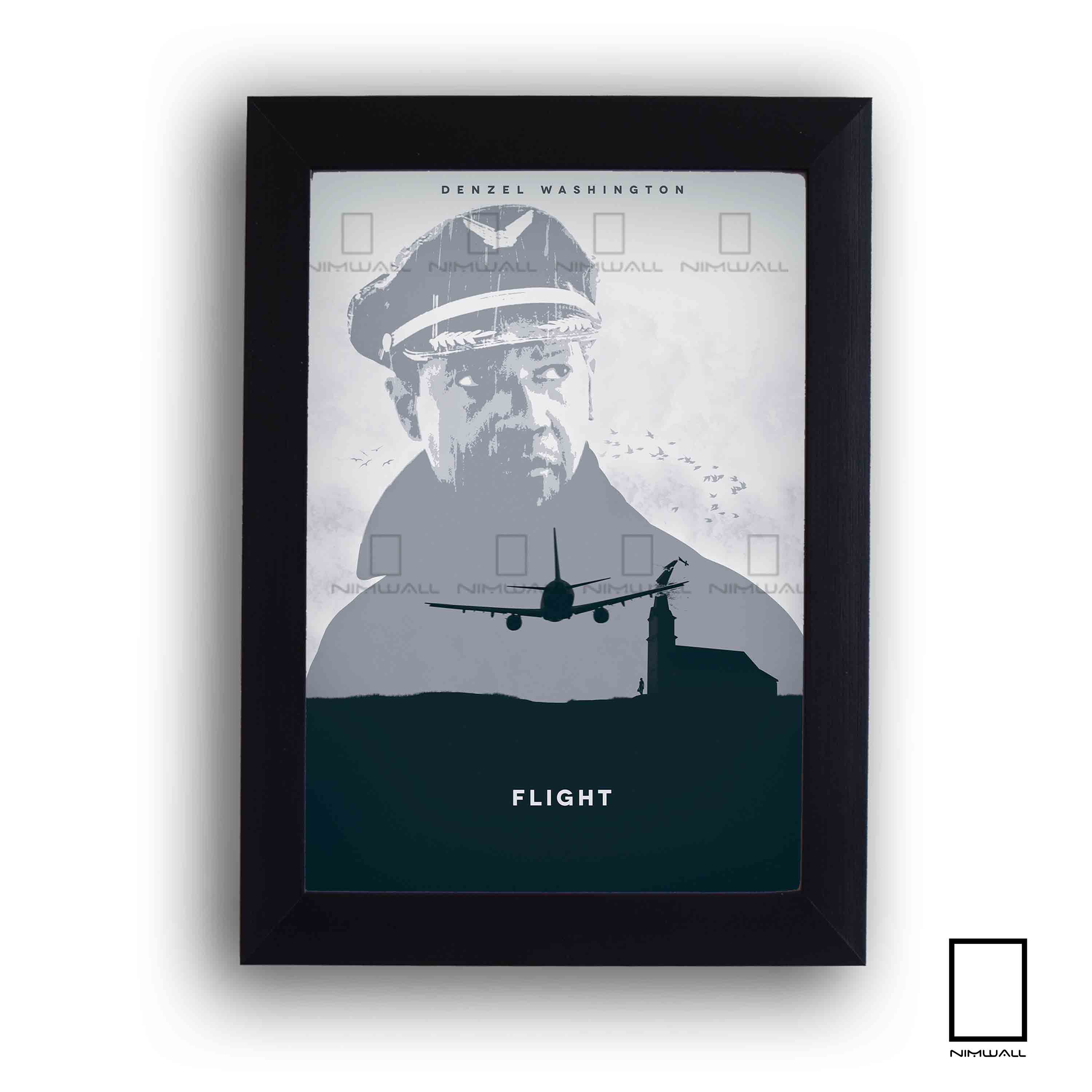 فروشگاه اینترنتی نیم وال | تابلو فیلم پرواز Flight مدل N-22318