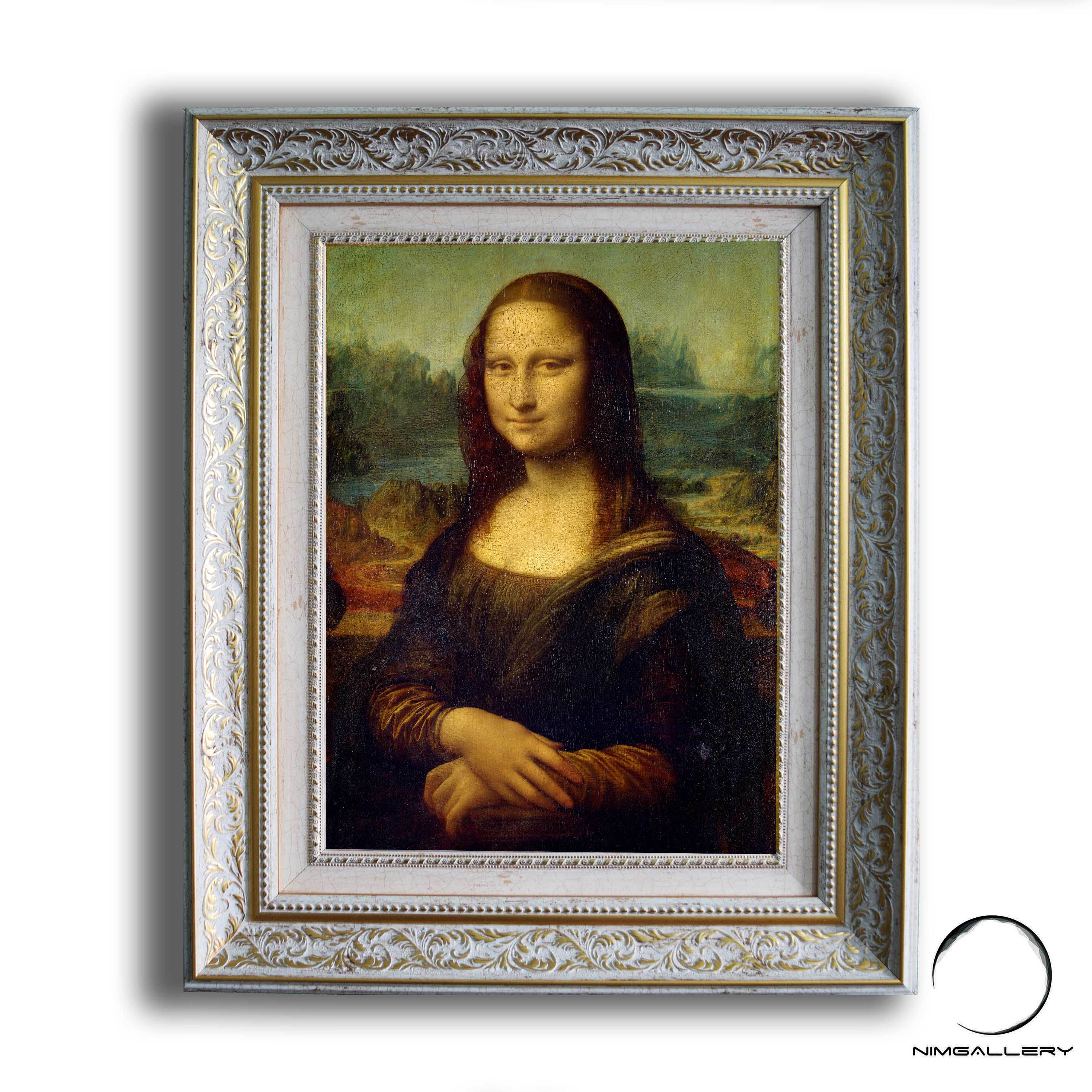 فروشگاه اینترنتی نیم وال | تابلو تک نسخه مونالیزا اثر لئوناردو داوینچی ...