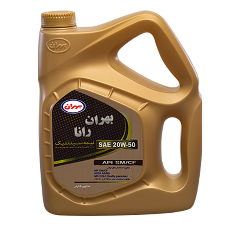 فروشگاه روغن موتوراویل لندمارکت | روغن موتور بهران رانا مدل SAE 20W50 SM چهار لیتری
